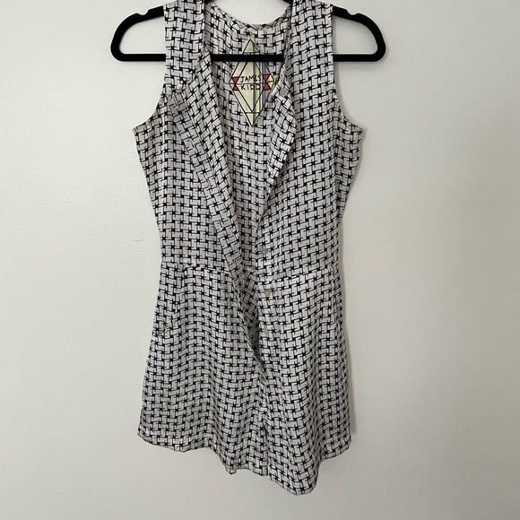 james kidd | Dresses | James Kidd Abstract Romper | Poshmark